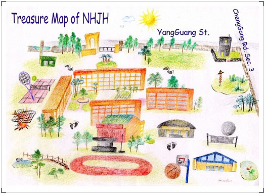 臺北市立內湖國民中學 - 校園平面圖